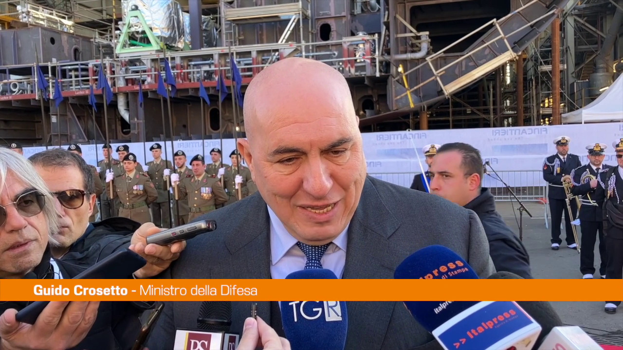 Crosetto "Varo nave Qatar momento importante per Fincantieri Palermo" - Quotidiano di Ragusa
