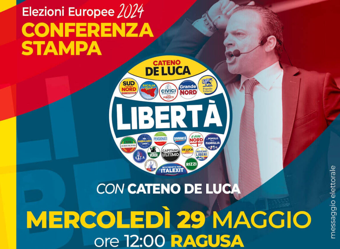 Elezioni Europee: Cateno De Luca a Ragusa - Quotidiano di Ragusa